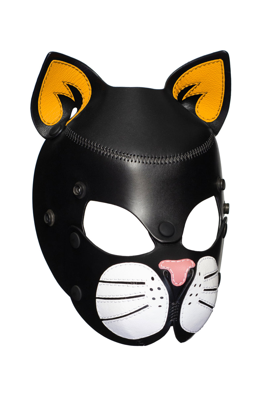 Vibrant Colour Leather Cat Mask | Feline Play | ARMY OF MEN